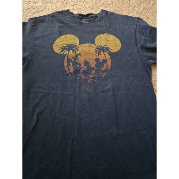 Disney | Shirts | Disney Mickey Mouse Extra Large L Sunset Graphic ...
